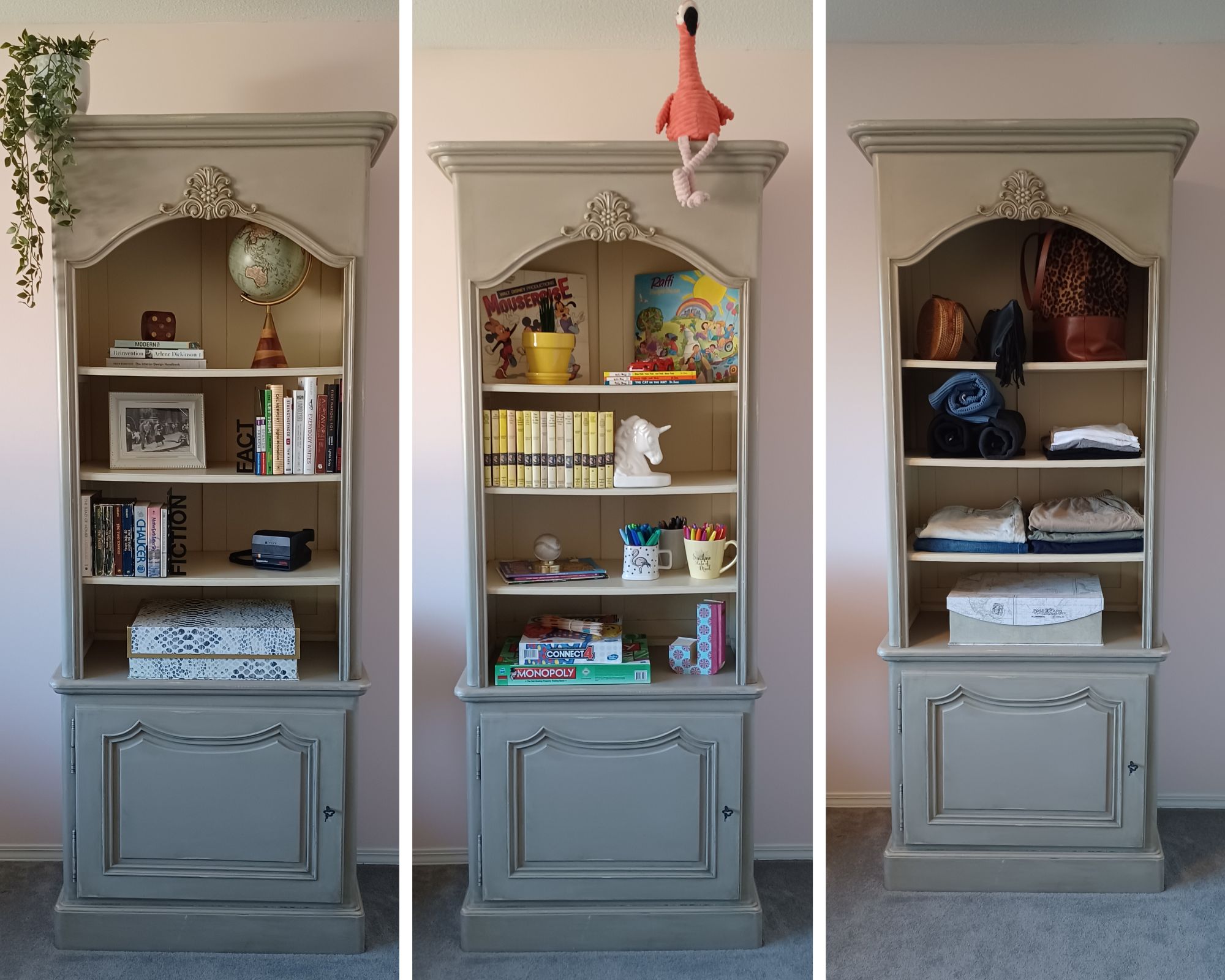 Three Ways: Rethinking a Bookshelf – Refresh Interior Decorating